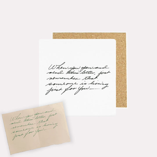 Turn Handwritten Letters into Beautiful Gifts – The Printed Gift